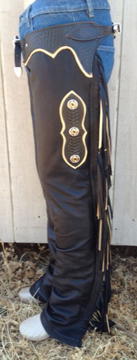 Rodeo Chaps and Custom Chinks_Bareback Pads_Therapeutic Saddle_Fancy ...